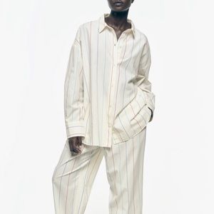 Zara | Pants & Jumpsuits | Zara Pajamas Colorful Stripes Trousers ...